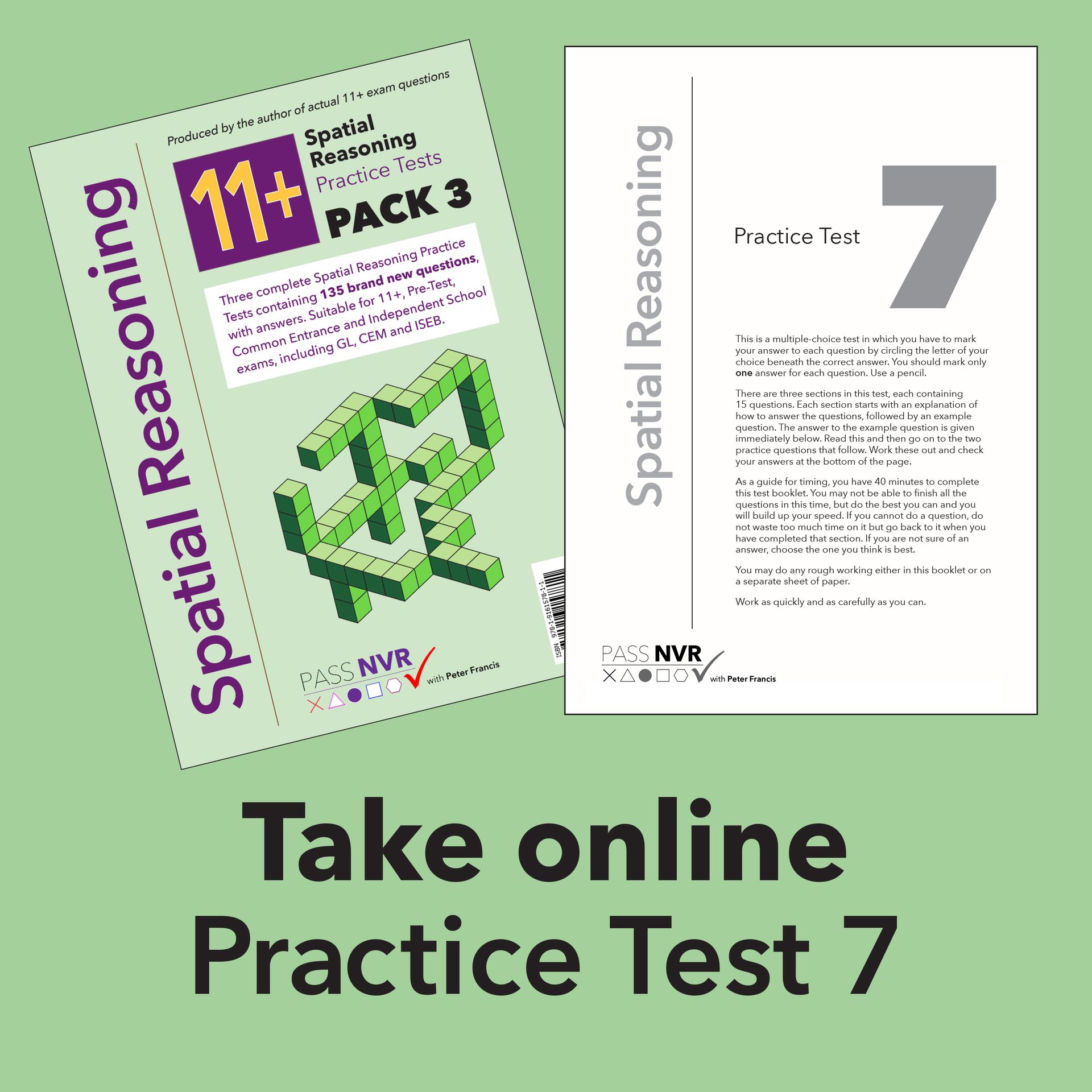 Spatial Reasoning – Pack 3 – Practice Test 7 – PassNVR