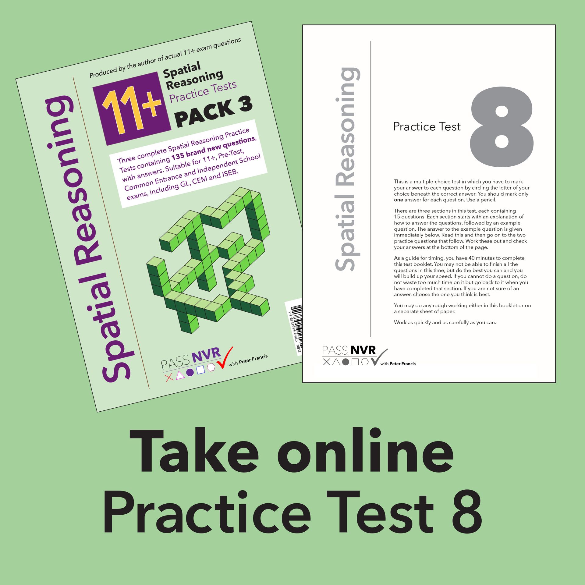 Spatial Reasoning – Pack 3 – Practice Test 8 – PassNVR